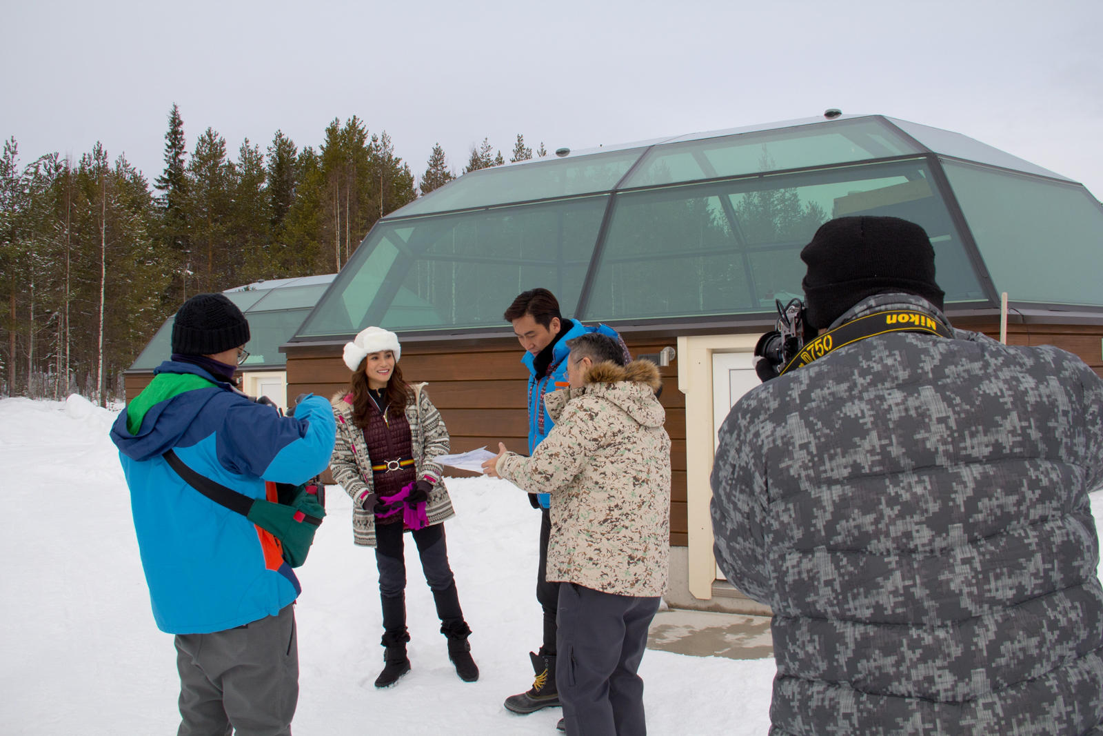 Actor Joe Ma Charmed by Lapland Locations & People | Film Lapland