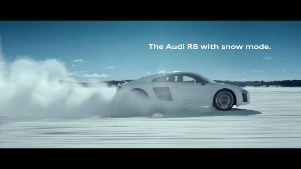 Audi R8 Snow | Film Lapland