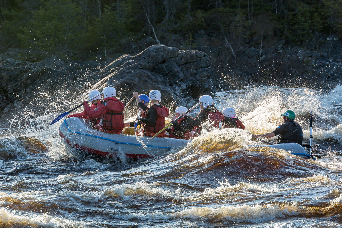 Film Location: Whitewater River Rapids in Muonio | Film Lapland