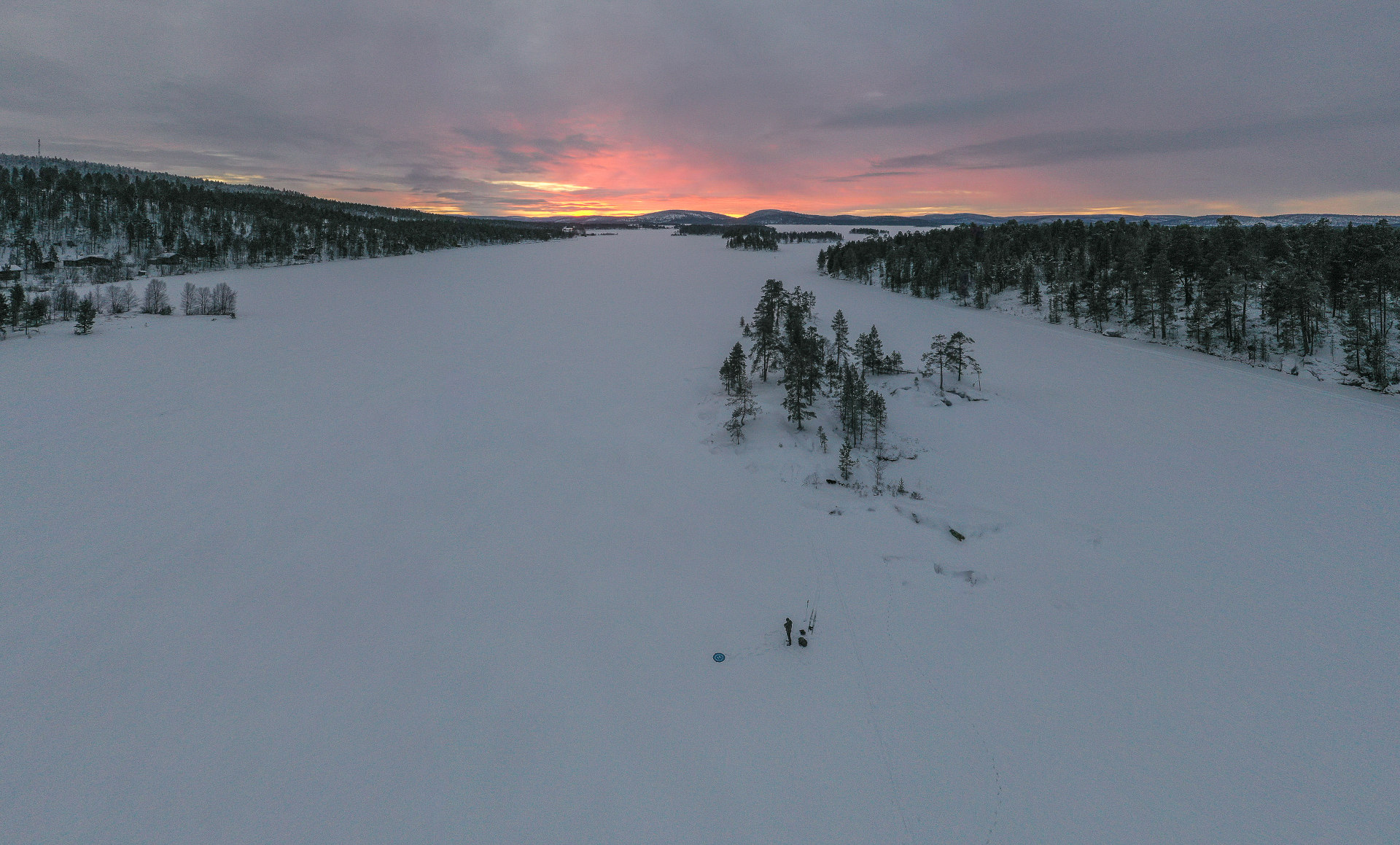 Film Location: Winter Lake in Inari | Film Lapland